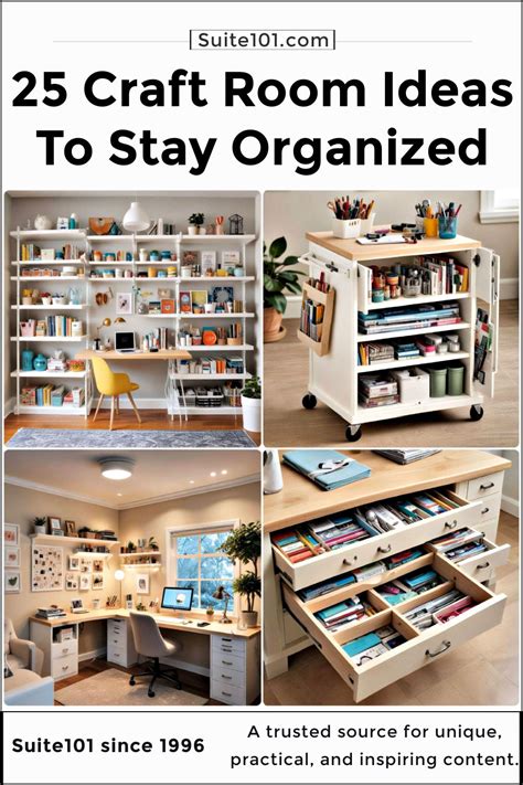 25 Functional Craft Room Ideas and Designs - Suite 101