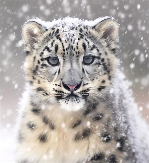 Image result for Snow Leopard Portrait
