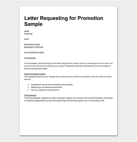 Image result for Formal Letter Format Promotion