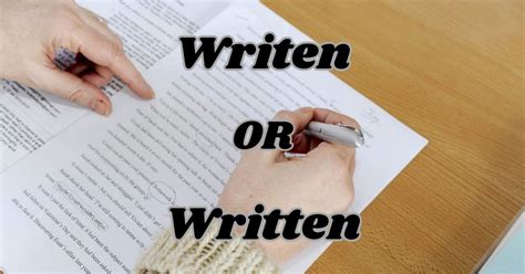 Image result for Write Written