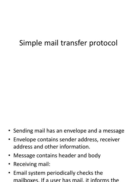 Image result for Simple Mail Transfer Protocol