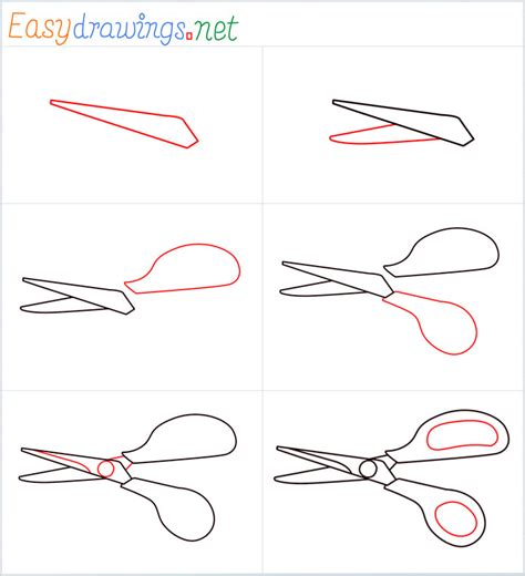 Image result for How to Draw Scissors