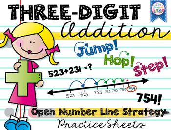 Image result for Number Line Strategy Addition