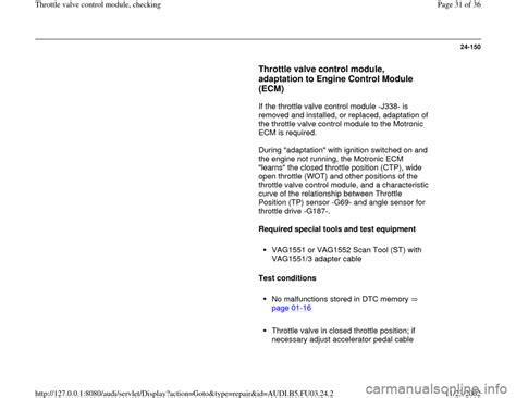 Image result for Audi Throttle Valve Control Module