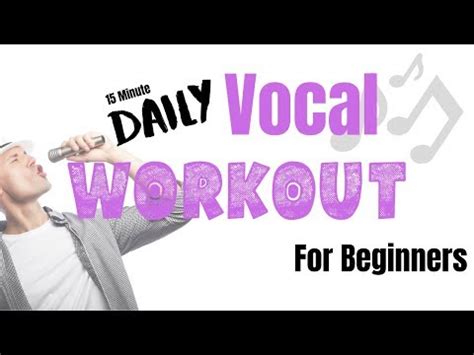 Daily Vocal Workout For Beginners - Top 7 Singing Exercises ...