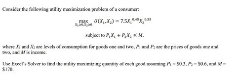 Image result for Utility Maximization Problem