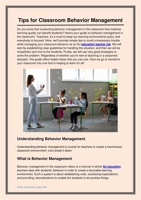 Image result for Classroom Behavior Management