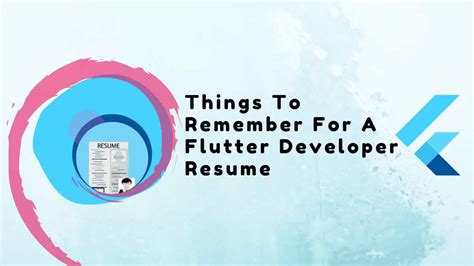 Image result for Flutter Developer CV
