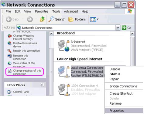 Image result for Local Area Connection in Windows 10
