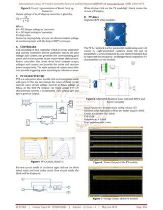 Image result for PV Array. With MPPT Solar Panels MATLAB