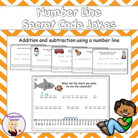 Image result for Secret Code Number Line Worksheet