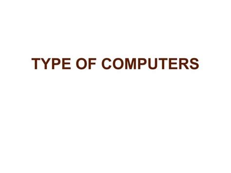 Image result for Classification of Computer Ppt Presentation