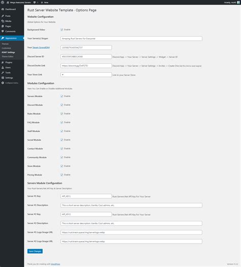 Image result for Rust Server Description Template
