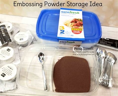 Image result for Embossing Powder Storage