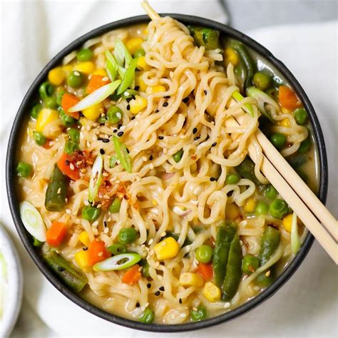 Creamy Miso Ramen Noodles - Legally Healthy Blonde