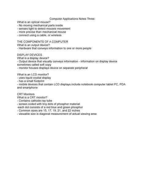 Image result for Computer Application Notes