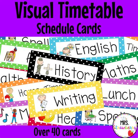 Image result for Maths Visual Timetable