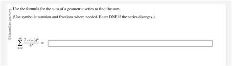 Image result for Geometric Series Sum Examples Answers