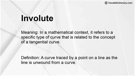 Image result for Involute Meaning