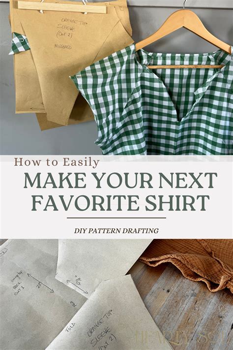 Image result for How to Draft a Pattern From a Garment