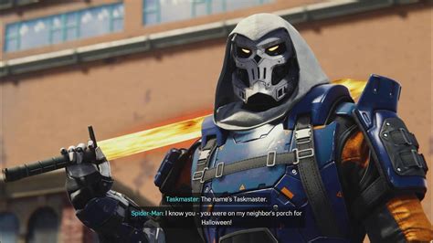 Image result for Taskmaster Spioderman Cutscenes