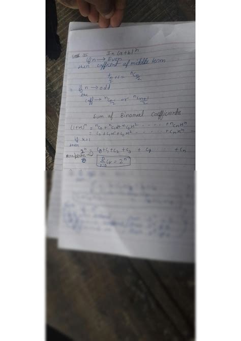 Image result for Binomial Math Question Solution