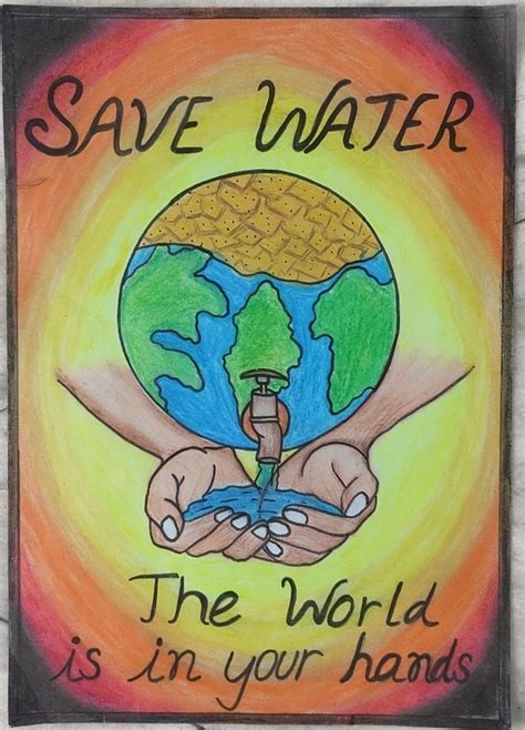 Image result for Save Water Project Drawing