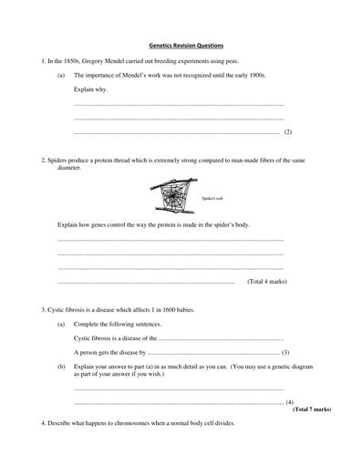 Image result for Good Genetics Questions