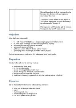 Image result for Intro to Python Lesson Plan
