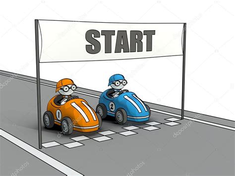 Image result for StartingLine Cartoon