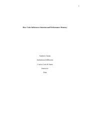 Image result for How Color Affects Memory