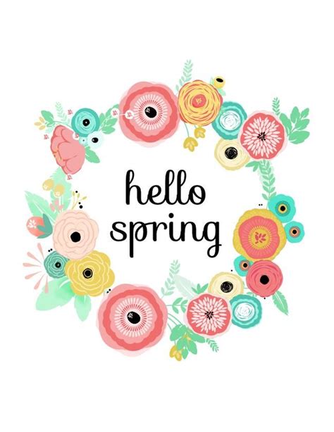 Image result for Hello Spring Inspo
