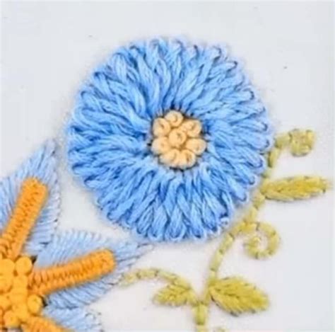 Image result for Hand Embroidery Flower Design Tutorial