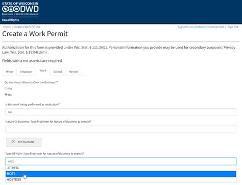 Image result for Work Permit Ohio