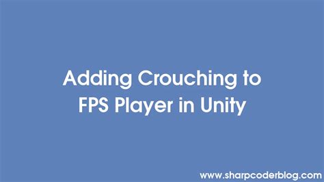 Image result for Crouch Check Unity