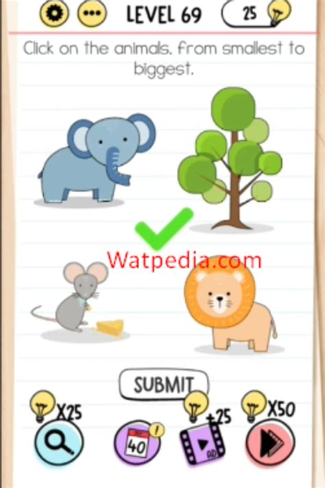 Image result for Brain Test Level 69