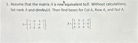 Image result for What Is a Row Equivalent Matrix