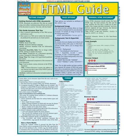 Image result for HTML Commands Chart