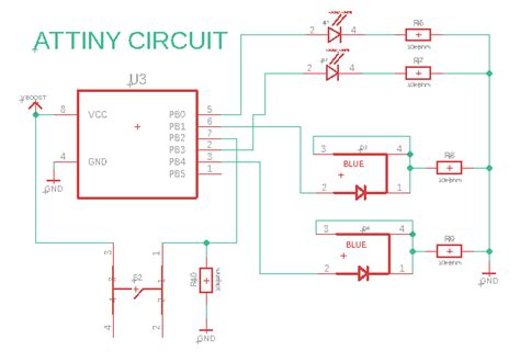 Image result for ATtiny85 Arduino Connection
