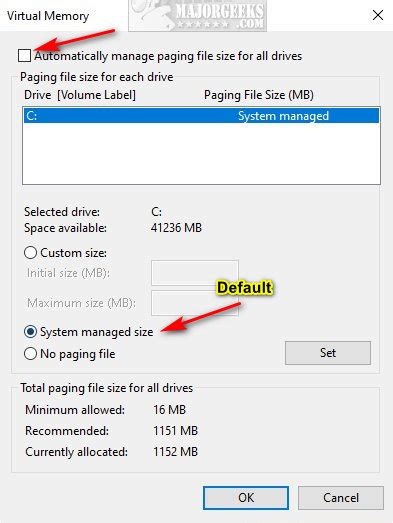 Image result for Virtual Page File