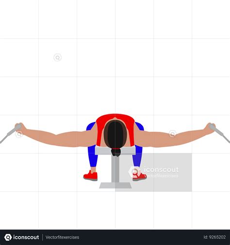 Image result for Chest Fly Exercise Cartoon