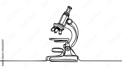 Image result for Microscope Line Art