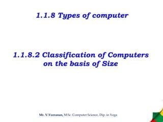 Image result for Classification of Computer On Basis of Size