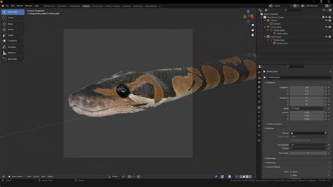 Image result for Ball Python 3D Model
