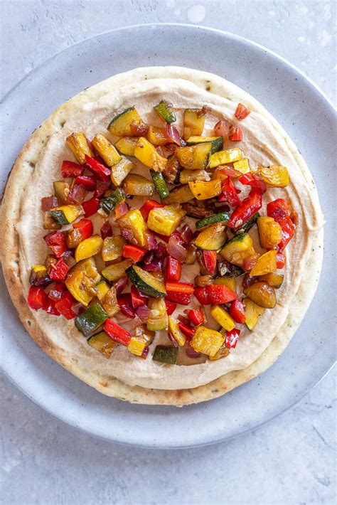 Image result for Basic Hummus Flatbread