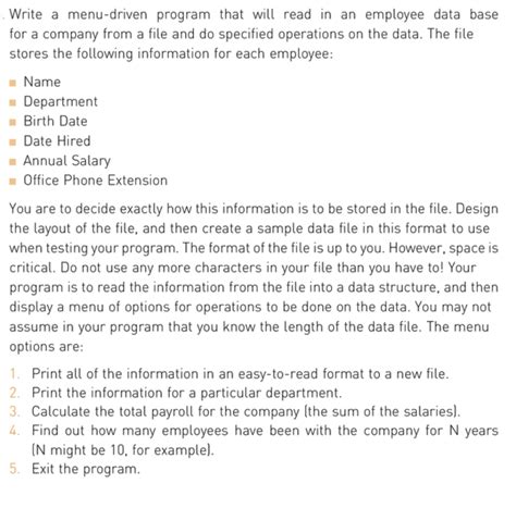 Image result for Data Handling Class 12 Menu-Driven Program