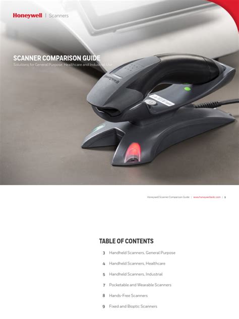Scanner Comparison Guide en PDF | PDF | Image Scanner | Bluetooth