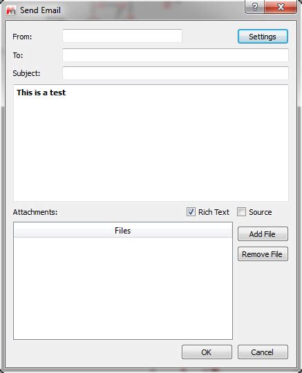 Image result for SendEmail Example