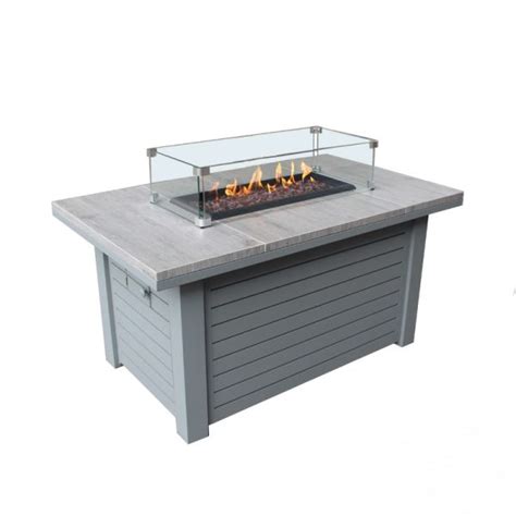 Image result for Rectangular Fire Pit Table