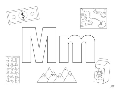 Image result for M Coloring Pages